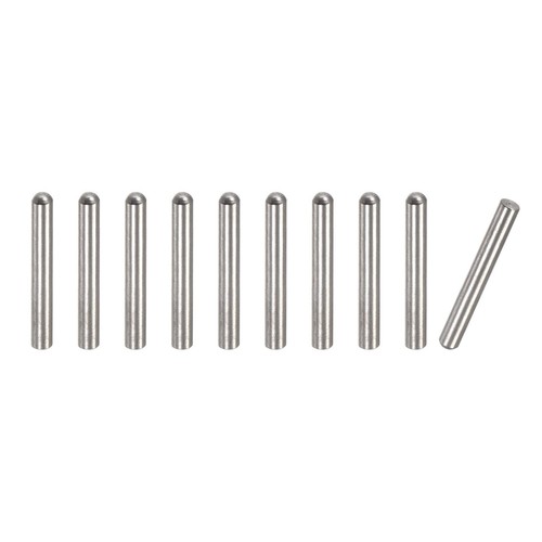 4x20mm Dowel Pins, 10pcs Round Head Flat Chamfered End Dowel Pin ...