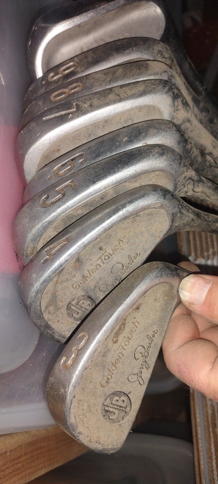 jerry barber golden touch golf irons set right handed | eBay
