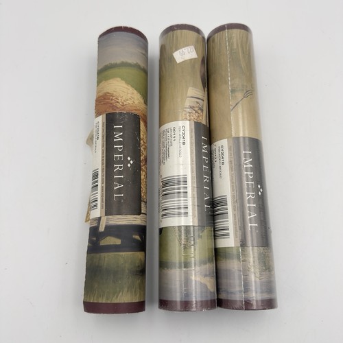 Imperial Wallpaper Border Amish Field Farm Lot of 2.5 Rolls 5 Yards ...