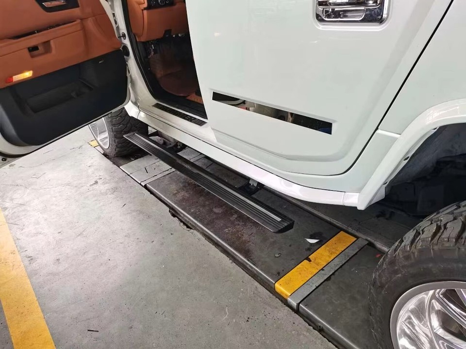 2PCS Power Side Step Electric Running Boards Fits For Hummer H2 2003 ...