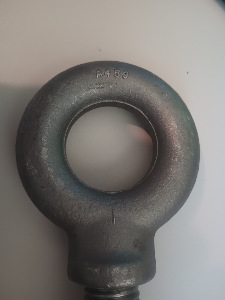 Machinery Eye Bolt - A489 - z-1 MADE IN U.S.A. 1" EYE BOLT 7" | eBay