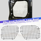 Rear Doors Security Screen Kit fits Ford Transit, Low Roof Black STeel ...