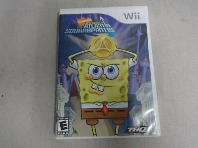 Spongebob's Atlantis Squarepantis Nintendo Wii Game Complete Free Ship ...