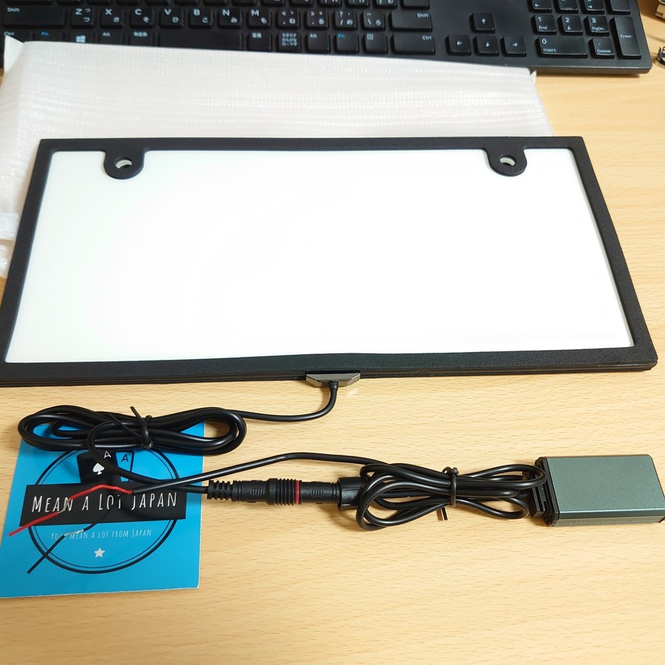 JDM Japanese Glow Light Up Hikaru License Plate LED Base | 12/24V ...