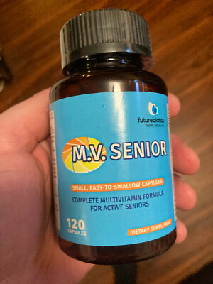 Futurebiotics MV Senior Multivitamin 120 Capsules Small Easy To Swallow ...