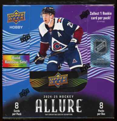 RIP & SHIP - 2024/25 Upper Deck Allure Hockey Hobby Box | eBay