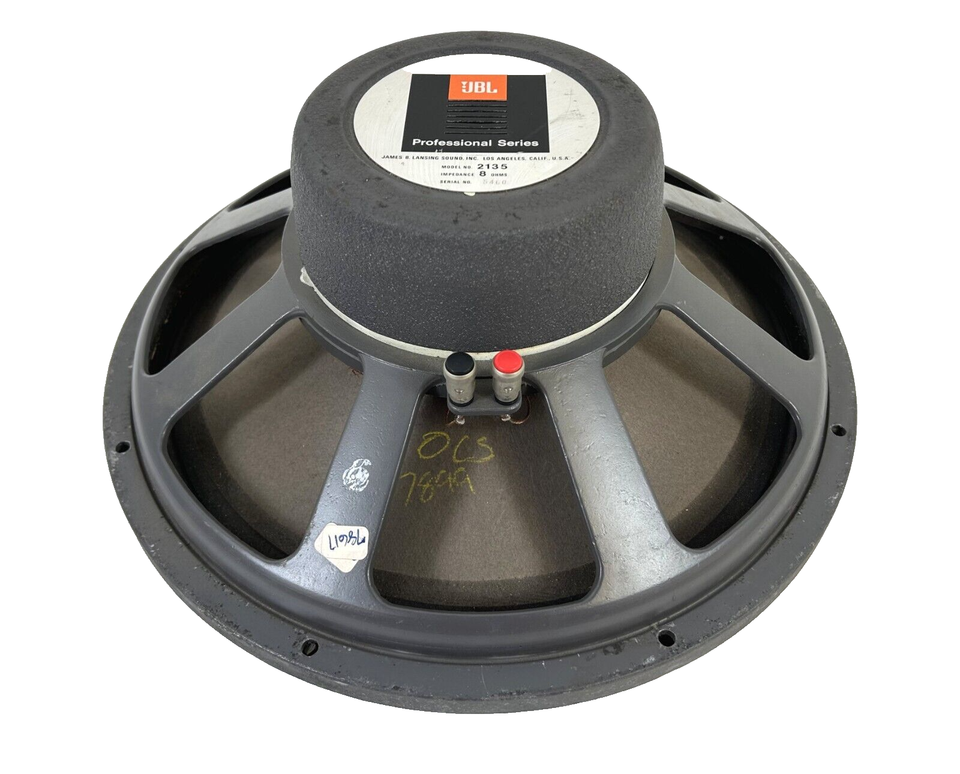 Vintage JBL 2135 8-OHM 15” Extended Range Speaker / Woofer 100W Tested ...