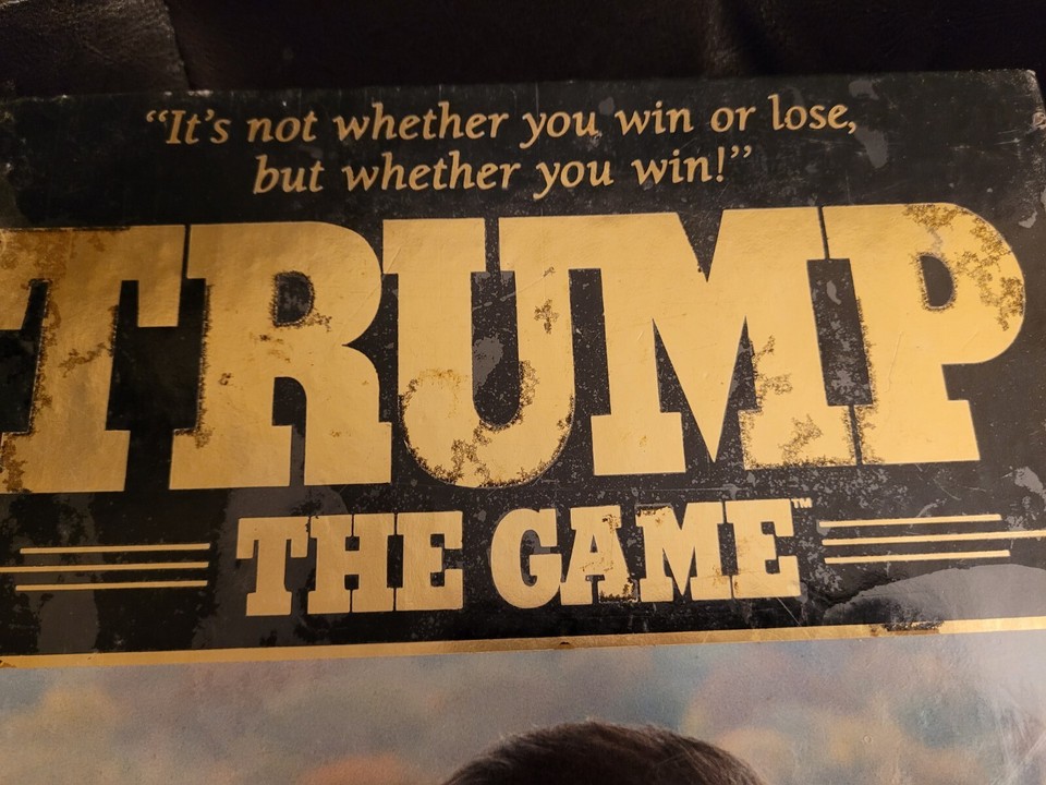 TRUMP The Game 1989 President Donald Vintage Board Game FACTORY SEALED ...