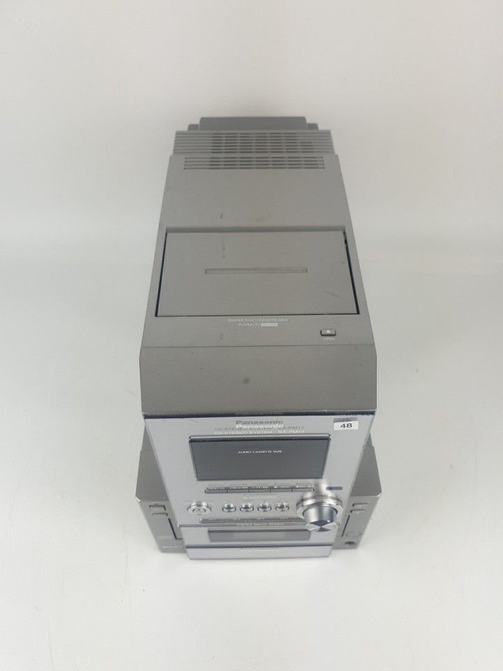 Panasonic SA-PM17 5-CD Changer Radio/Cassette Player Vintage | eBay UK