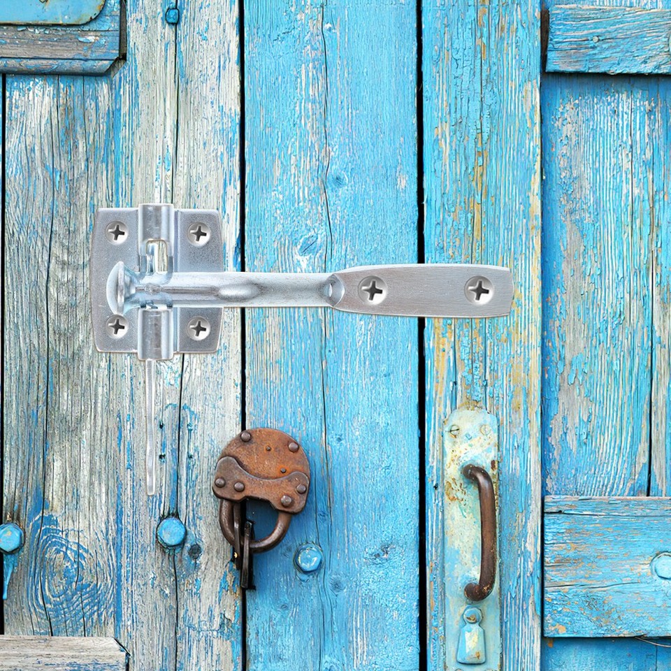 Gate Lock Anto Locking Electroplated Carbon Steel Hasp Latch auto Door ...