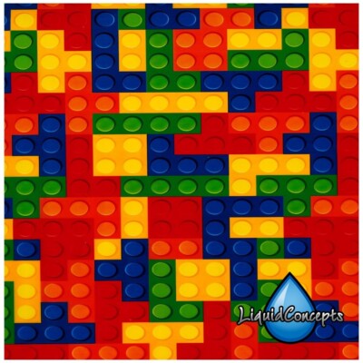 Hydrographic Film | Hydro Dip Film | COLORFUL BRICK FUSION 19" x 7 Feet ...