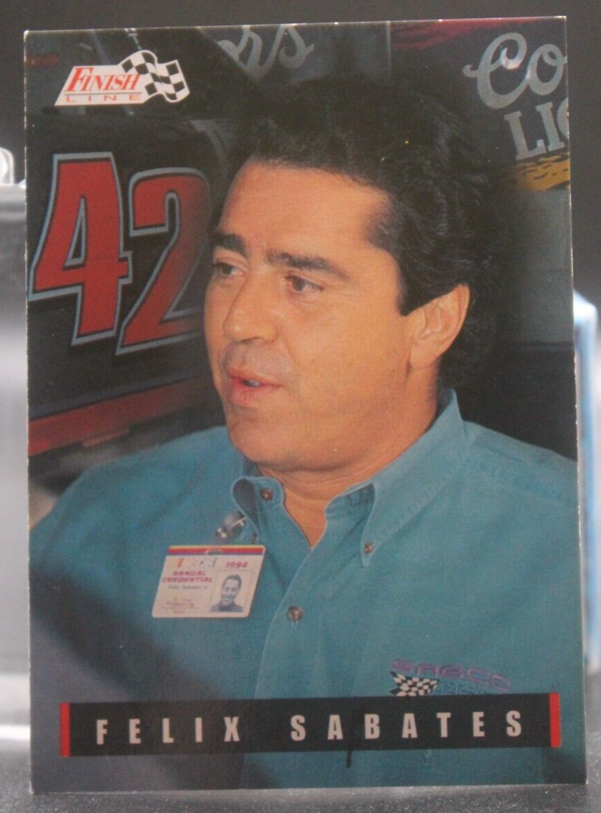 Felix Sabates - 1995 Finish Line #40 | eBay