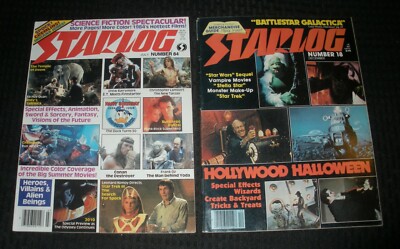 Rivista STARLOG 1978/84 #18 FN #84 FN+ Star Wars Trek / Battlestar ...