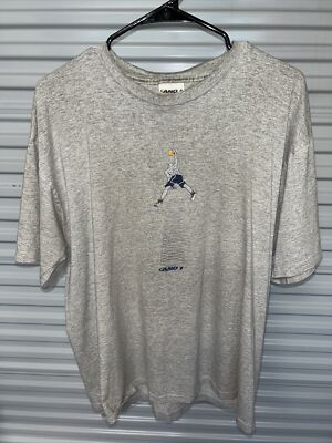 VTG AND1 Basketball Slam Dunk Logo Graphic T-Shirt Gray Men's sz Large ...