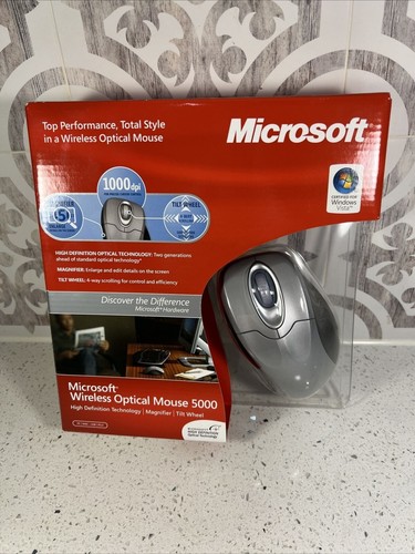 Microsoft 5000 Wireless Optical Mouse for sale online | eBay