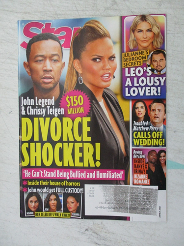 STAR MAGAZINE JUNE 21, 2021 JOHN LEGEND CHRISSY TIEGEN DIVORCE JULIANNE ...