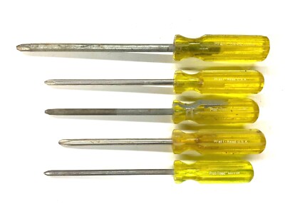 VINTAGE PRATT REED #2, #3, #4 PHILLIPS SCREWDRIVER LOT, USA | eBay