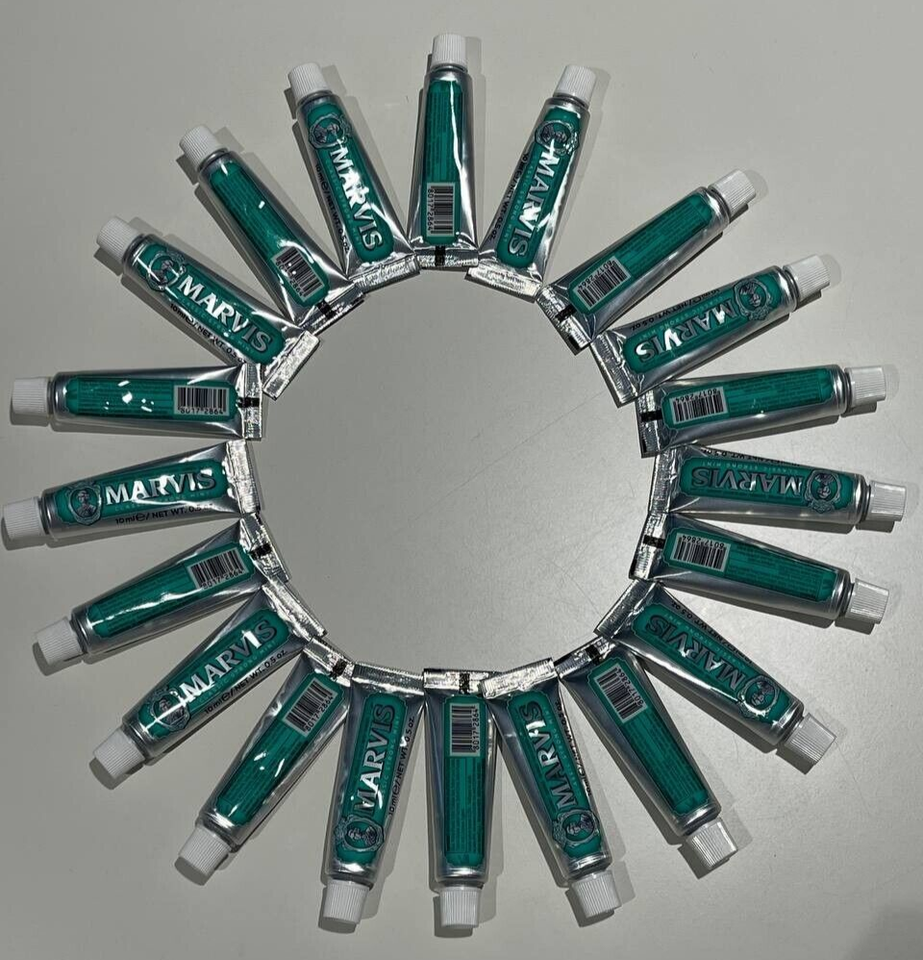 20x Marvis Travel Size Classic Strong Mint Toothpaste 10ml Brand New | eBay