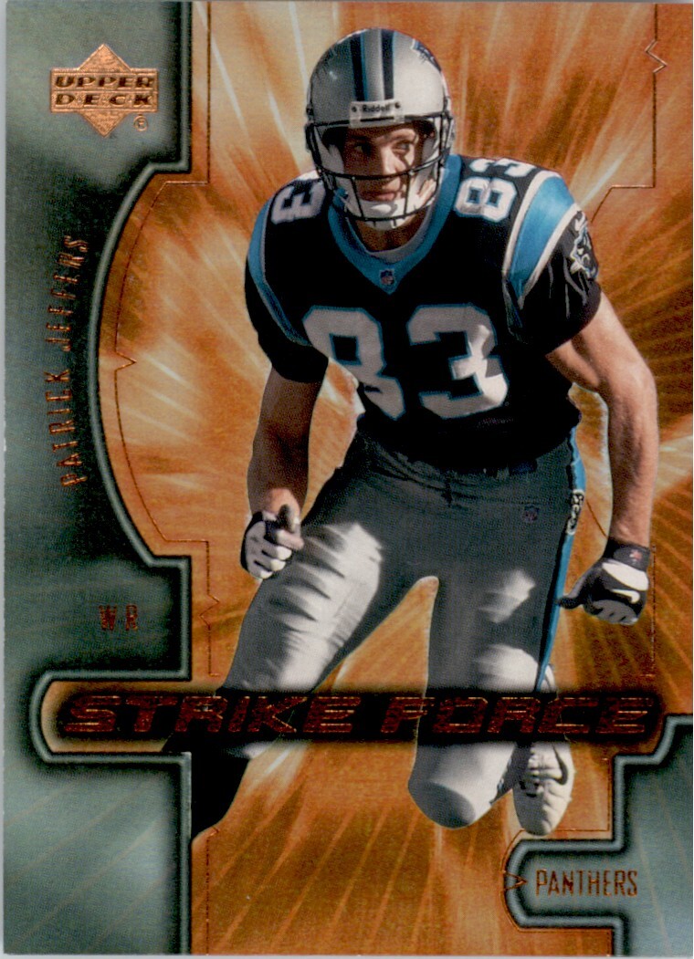 2000 Upper Deck Strike Force Insert #SF9 Patrick Jeffers Carolina ...