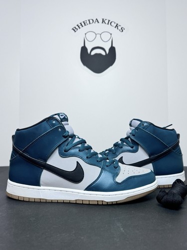 Nike SB Dunk High Pro Sb "Newport" Atomic Teal 305050-306 Preowned Men ...