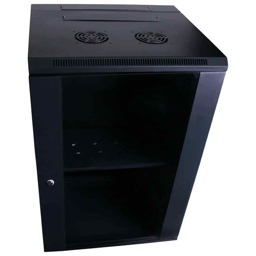 18RU 550mm Deep Wall Mount Server Rack / Network Cabinet + Swing Frame ...