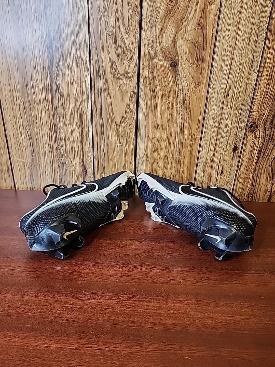 Nike Vapor Edge Speed 360 Men's Size 12 Football Cleats Black White ...