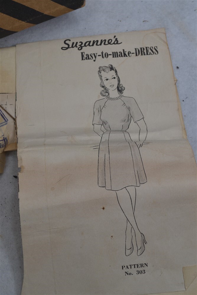 antique mannequin sewing figure Suzannes Fashion Design pattern 1940 ...