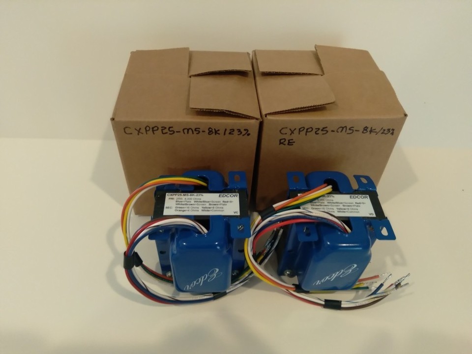 EDCOR ELECTONICS CORPORATION CXPP25-MS-8K/23 AUDIO PP OUTPUT ...