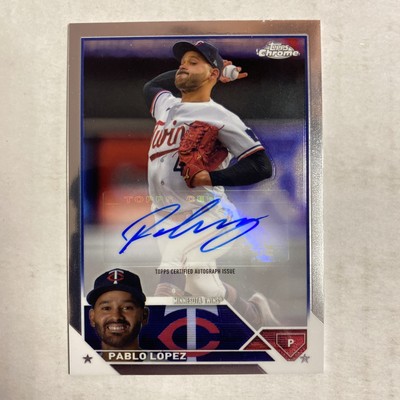 2023 Topps Chrome Pablo Lopez ROOKIE Auto AB | eBay