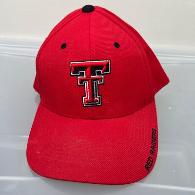 Texas Tech Red Raiders Hat Mens Adjustable Red Strap Baseball Cap ...