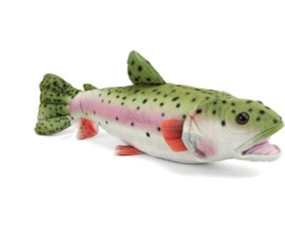 15 Inch Conservation Rainbow Trout Fish Plush Stuffed Animal by ...