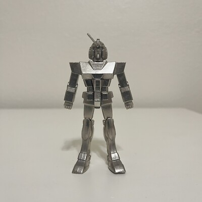 Vintage Gundam Diecast Raw Metal Japanese Robot 4" 1970's RARE **FLAW ...