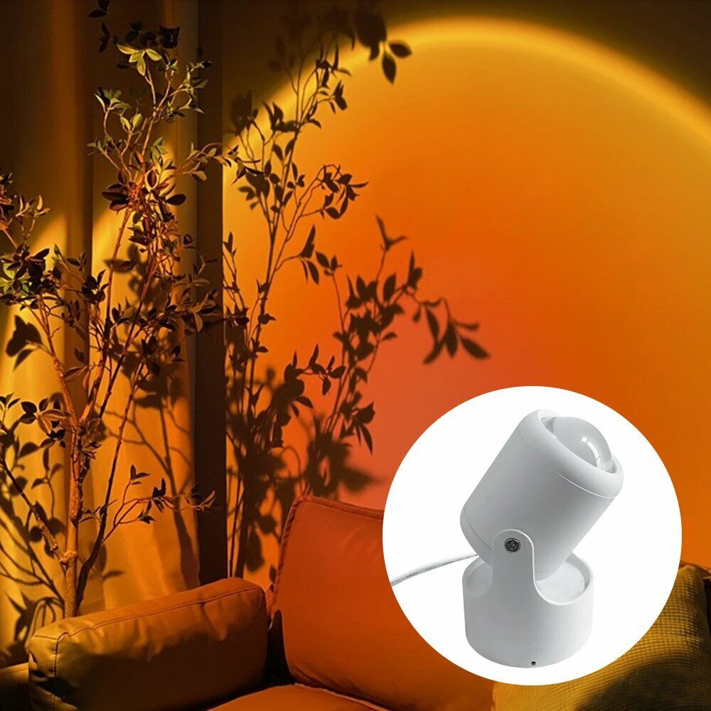 LED Sun Sunset Rainbow Projector Atmosphere Light Lamp USB HomeFZIY ...