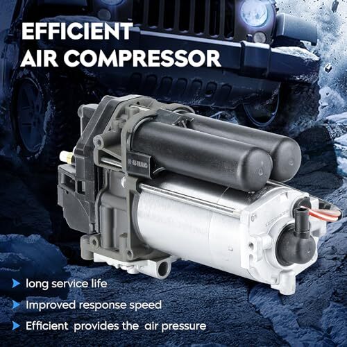 Air Suspension Compressor Pump Fit, Air Ride Compressor Pump with relay ...