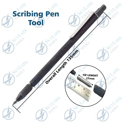 Tungsten Carbide Point Tip Scribing Pen Tool Scriber Craft Tool Metal ...
