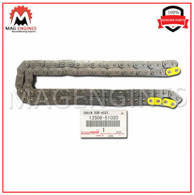 13506-51020 GENUINE OEM TIMING CHAIN 1VD-FTV FOR LAND CRUISER LX450D ...