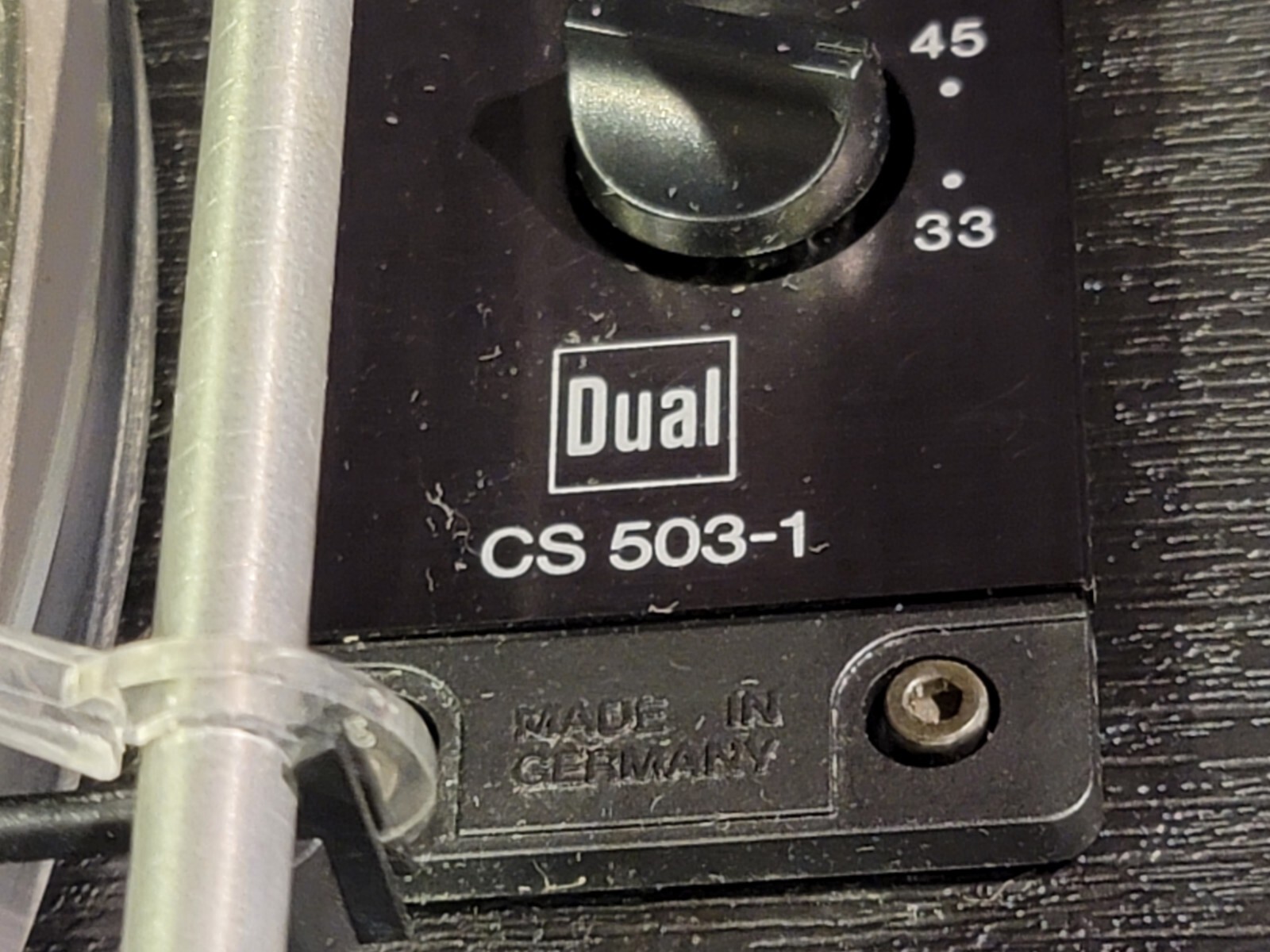 DUAL CS-503-1 TURNTABLE Excellent condition Shure 3x Carbon Fibre ...