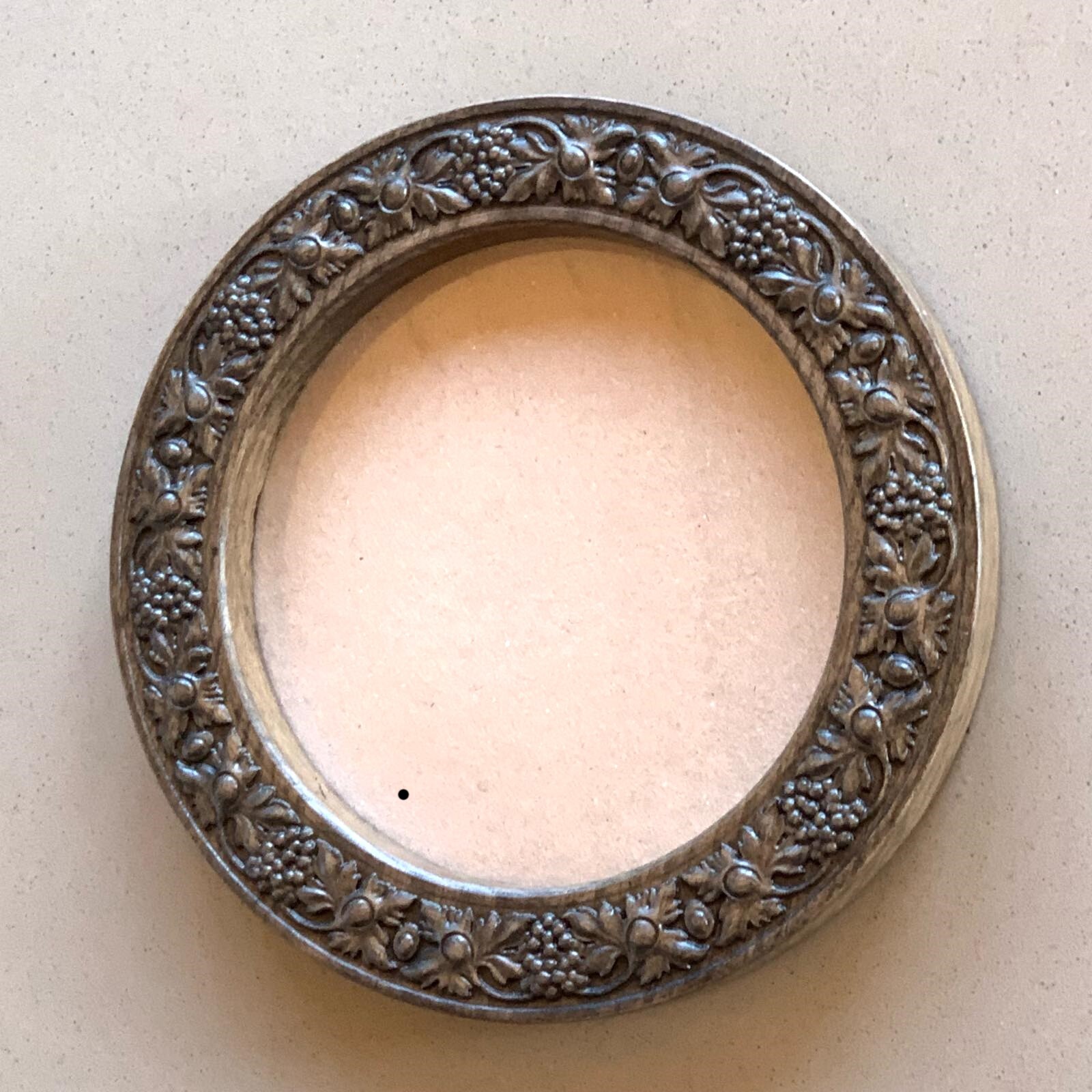 Round Flower Photo Picture Decorative Frame Floral Ornate Romantic ...