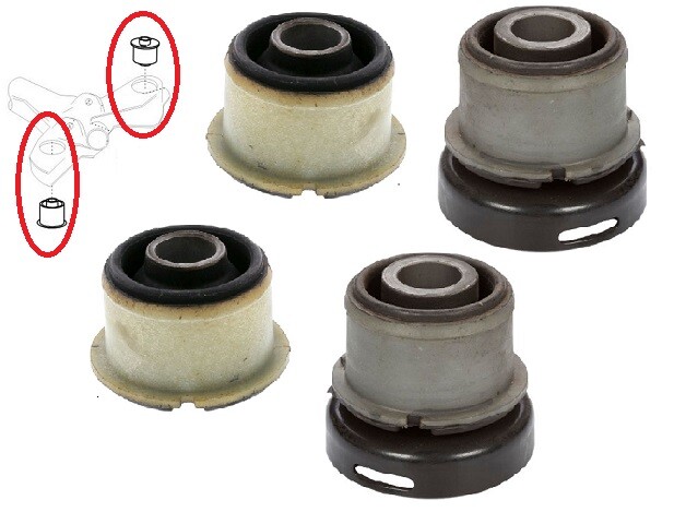 Rear Subframe Control Arm Axle Suspension Bushes Bushings for Volvo ...