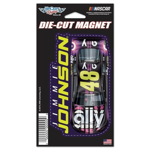 Jimmie Johnson Wincraft 2019 #48 Ally 3"x5.375" Magnet FREE SHIP | eBay