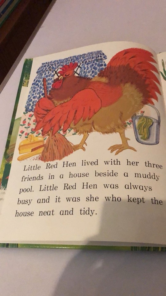 Little Red Hen Hardback Vintage Book | eBay UK