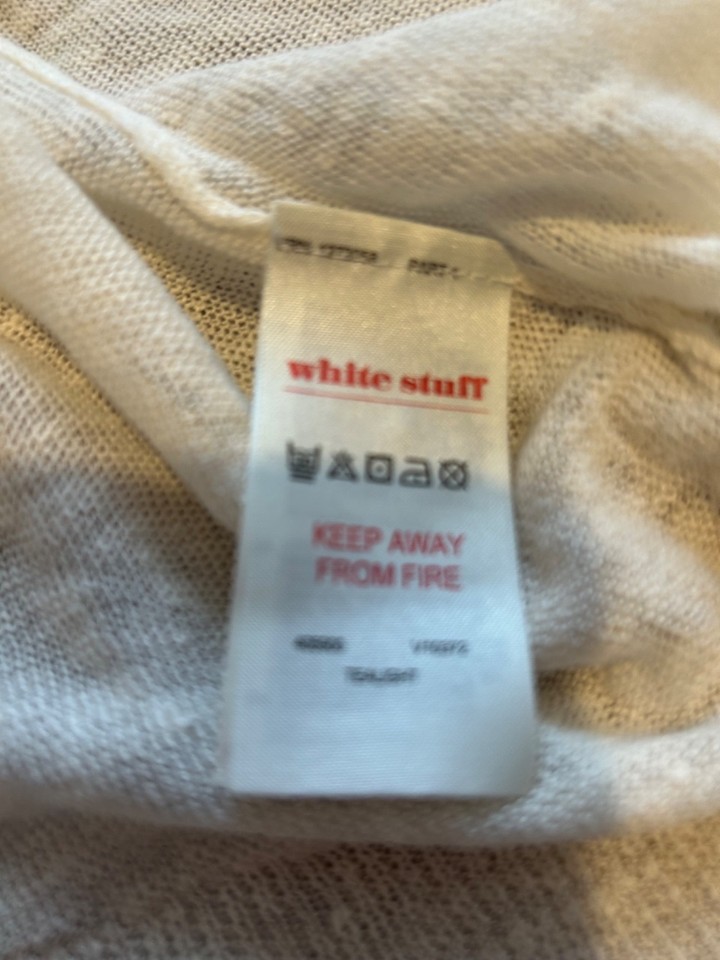 White Stuff ladies fine knit cream cardigan size 16. Excellent ...