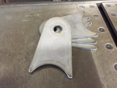 5/8" Hole-Tall 3" Tube- 3/16" Thick - QTY4 - Four Link mounting axle ...