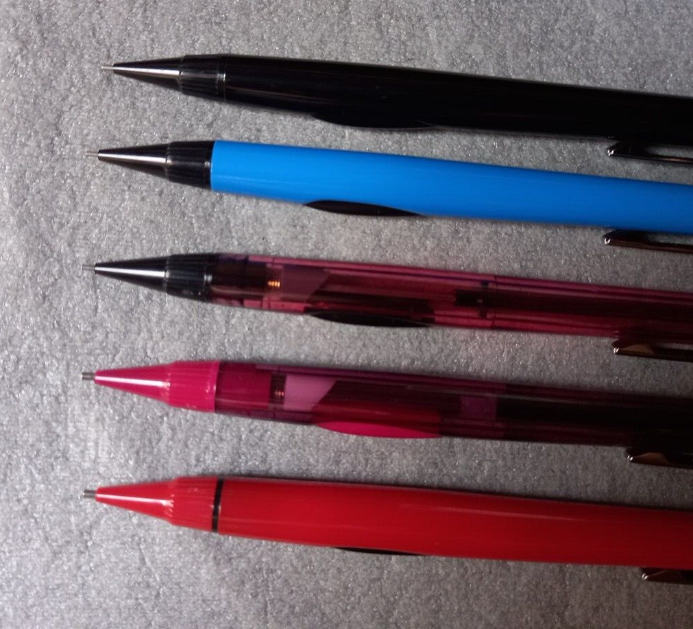 Pentel Mechanical Pencil - PD345 / PD349 - Clicker - 0.5mm - 5 Pcs. | eBay