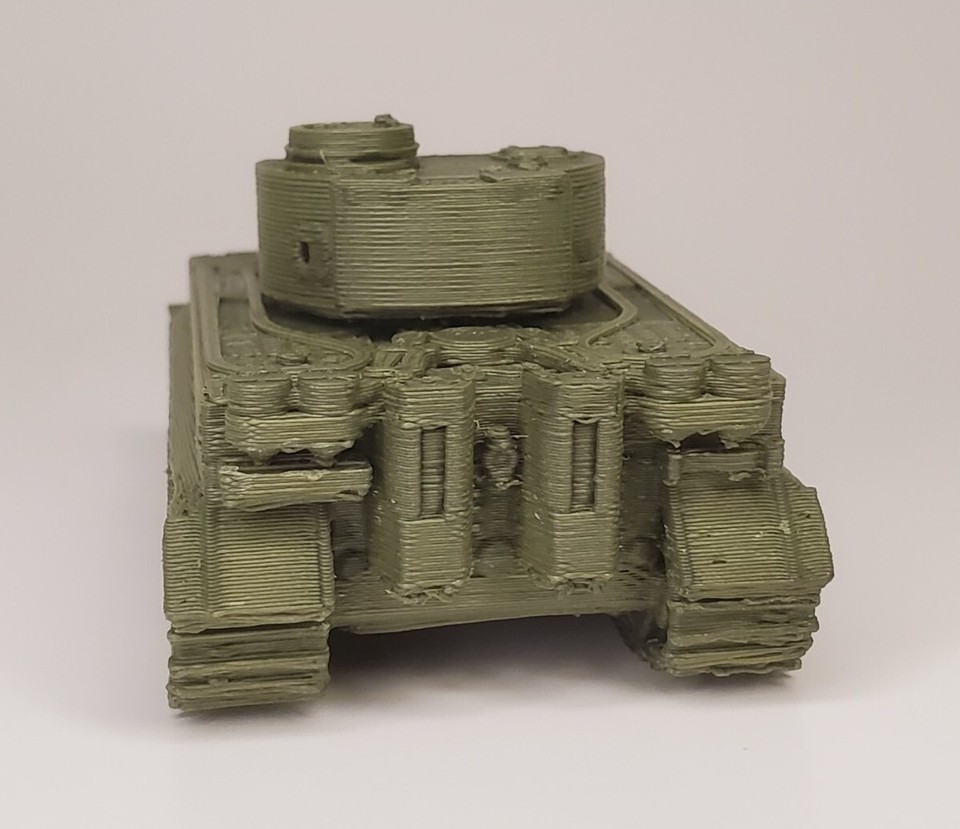 2 Pack - HO Scale - German Tiger Tank 1 - Olive Green 1:87 Scale Mini ...