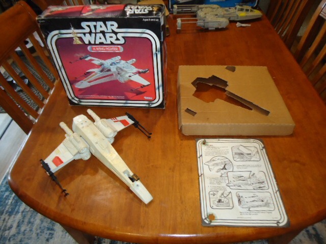 Star Wars Vintage X-Wing Fighter with the Original Box& Insert Complete ...