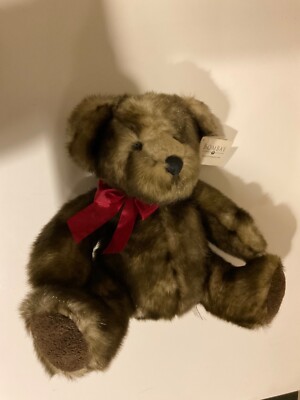Danny Bear Plush Russ Berrie Stuffed Animal 11" Made For Bombay Brown ...
