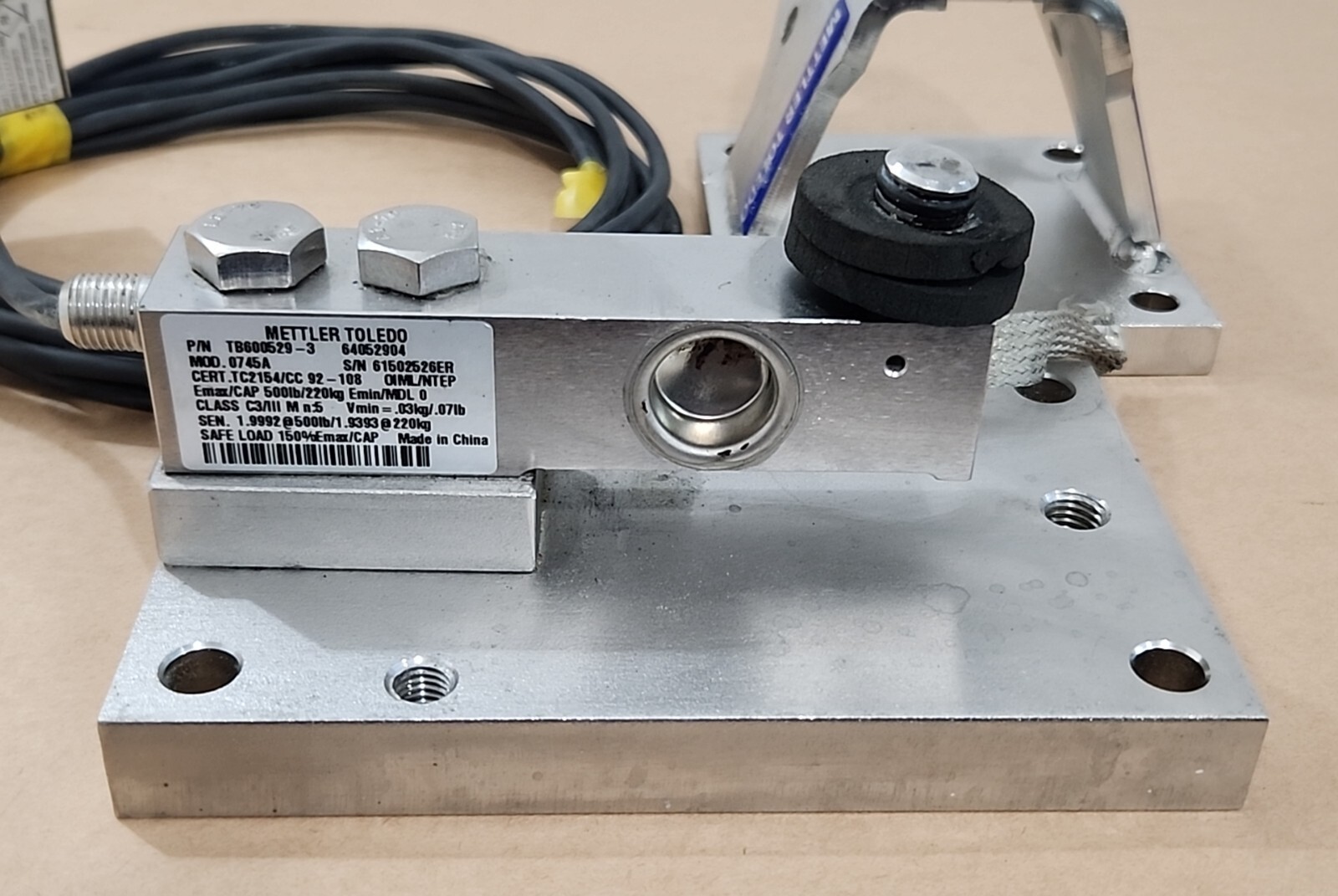 *PREOWNED* Mettler Toledo TB600488-3 Load Cell 500Lb/220Kg + Warranty ...