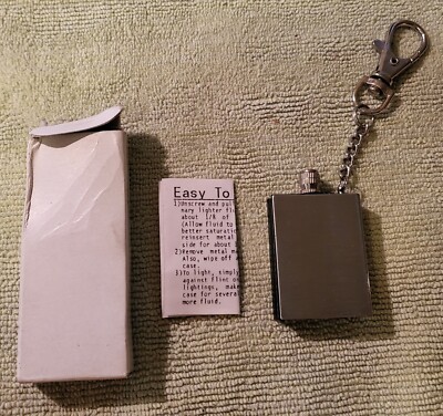 Stainless Steel Permanent Match Keychain | eBay