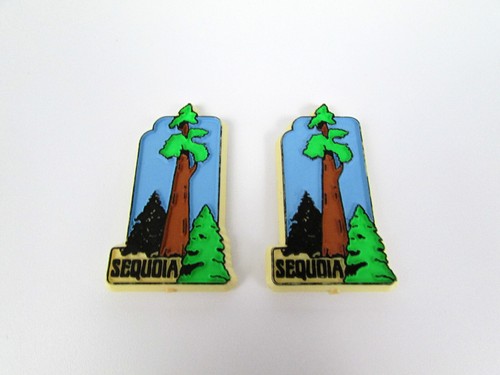 Vintage Sequoia National Park Refrigerator Magnet Tree Logo | eBay